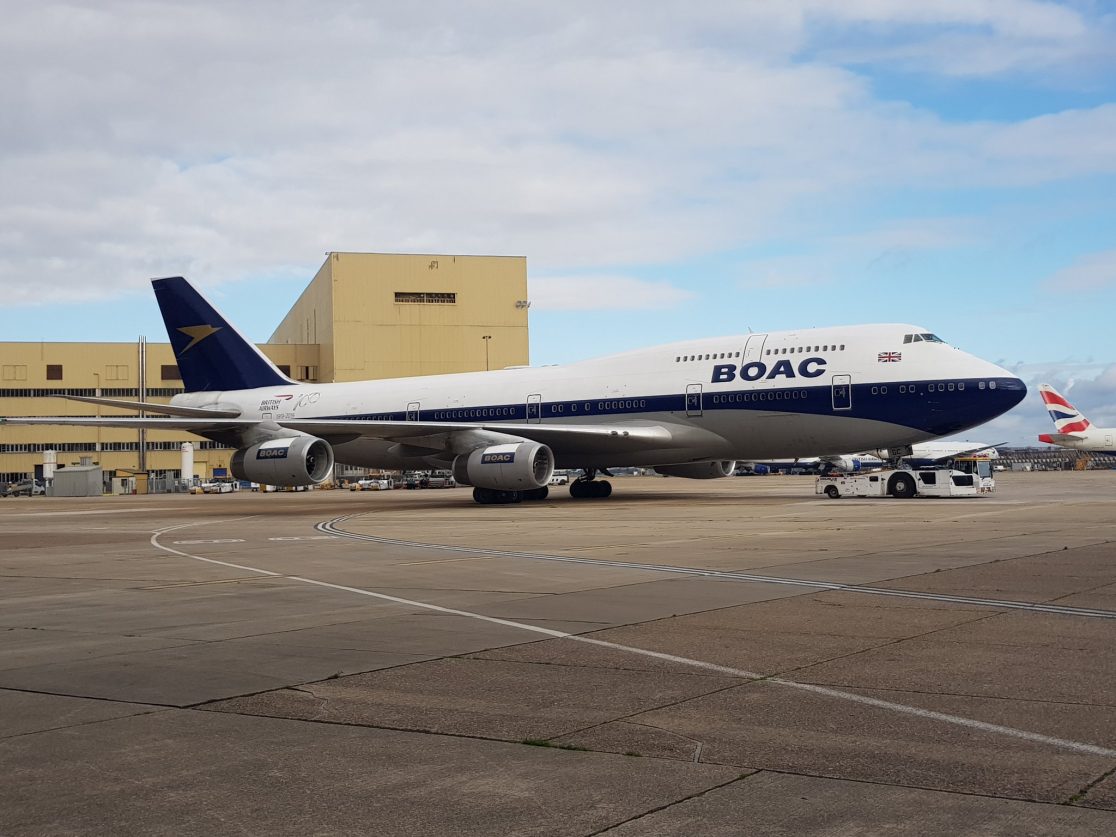 B747-400 BOAC poderá ter feito hoje o seu último voo comercial ...