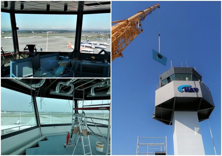 NAV continua as obras na Torre do Porto para permitir a instalação do ...