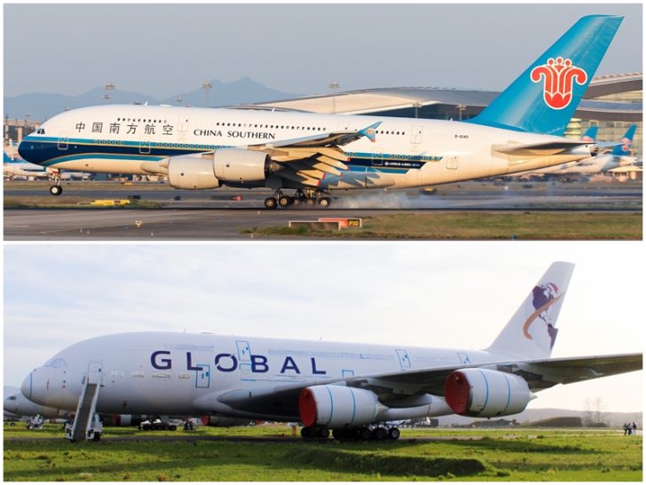 Primeiro Airbus A380 da Global Airlines recebeu registo oficial ...