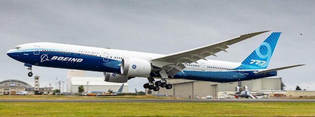Boeing 777-9 House Color "First Flight" N779XW Folded Wingtip - LH4426X ...
